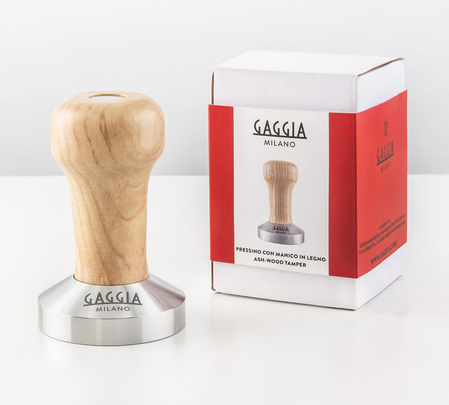 Gaggia Wooden Handle Coffee Tamper - Gaggia Australia | Ergonomic Handle